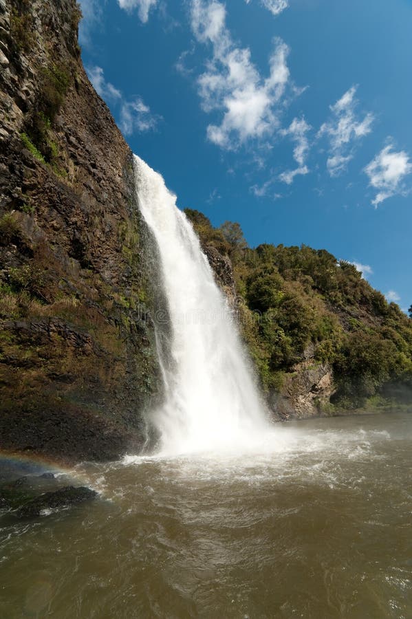 Waterfall at Hunua stock image. Image of spring, river - 16357055