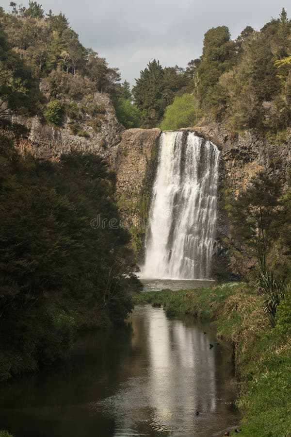 Waterfall at Hunua stock image. Image of spring, river - 16357055