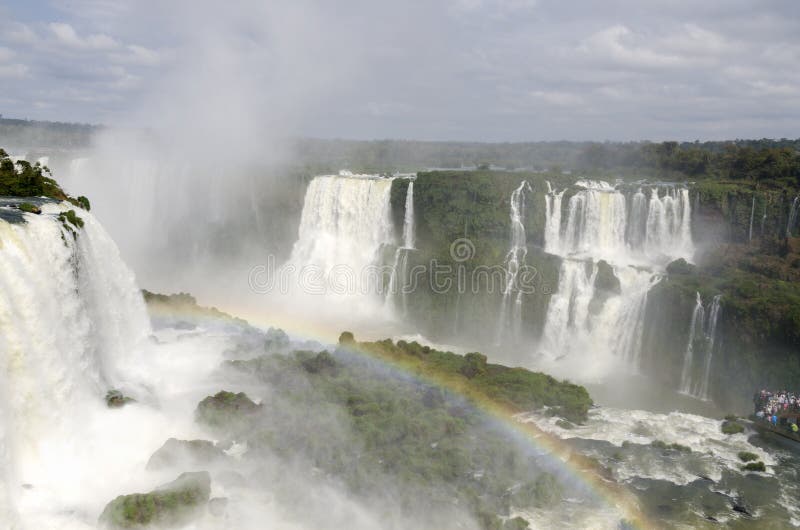 Waterfall Iguacu stock photo. Image of river, tree, iguazu - 70724238