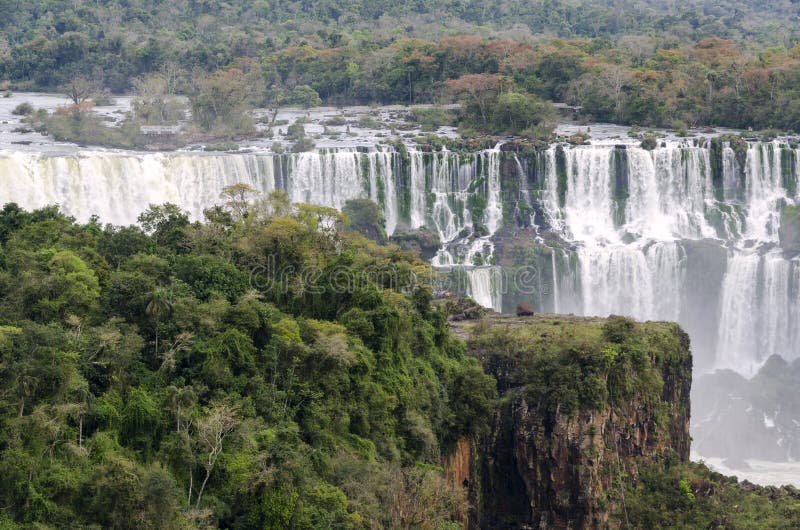 Waterfall Iguacu stock photo. Image of tourism, falls - 70724252