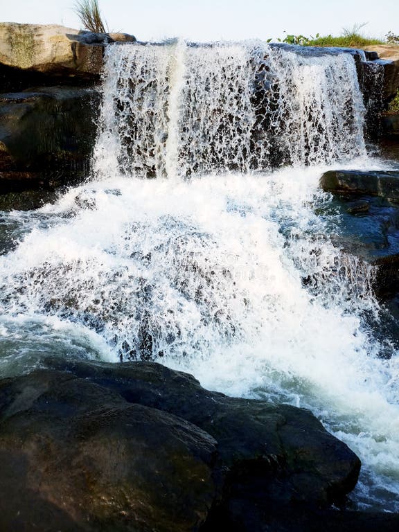 Waterfall stock image. Image of pick, oshm, waterfall - 124234163