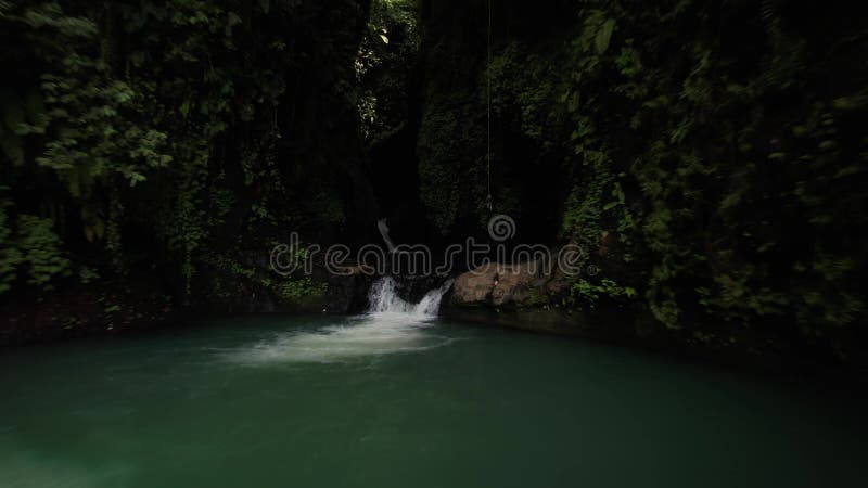 Aerial View of Woman Dive Underwater, Transparent Ocean Water Stock ...