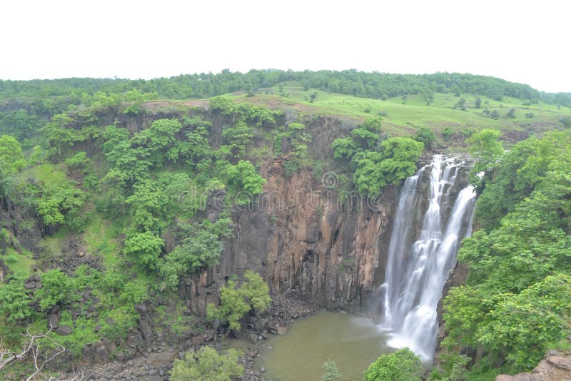 Waterfall stock image. Image of patalpani, indore, waterfall - 248026685