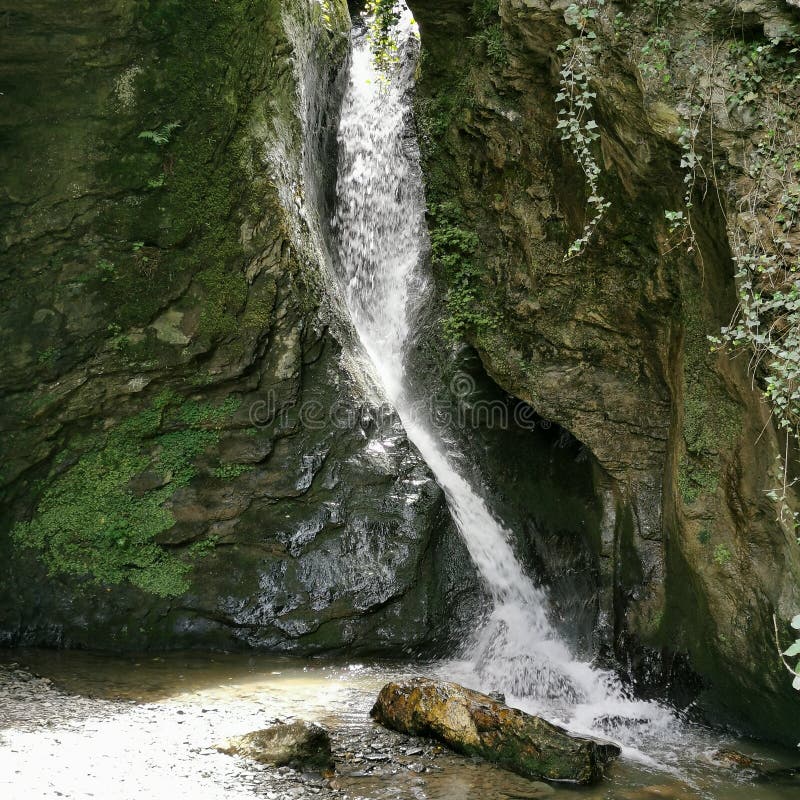 Waterfalls stock image. Image of waterfalls, cliffs - 187719923