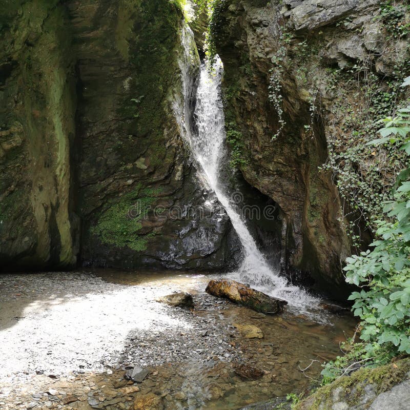 Waterfalls stock photo. Image of swimming, river, falls - 187719930