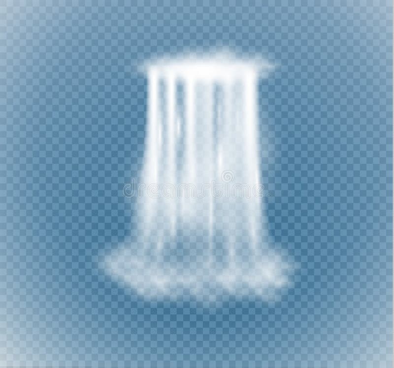 Realistic Transparent, Nature, Stream of Waterfall with Clear Water and ... Realistic Transparent, Nature, Stream of Waterfall with Clear Water and ...