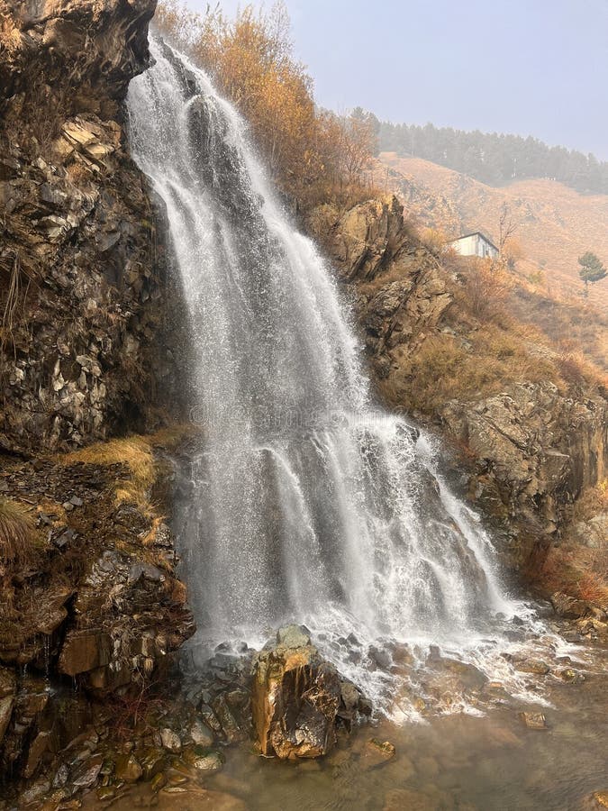Waterfall in Kashmir stock photo. Image of waterfall - 369434234