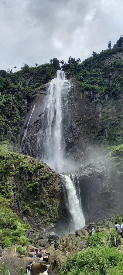 Waterfall in Kisaran, North Sumatra, we Call is Ponot Stock Photo ...