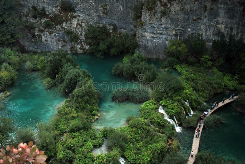 Waterfall and a Lake stock image. Image of fall, refreshing - 10965907
