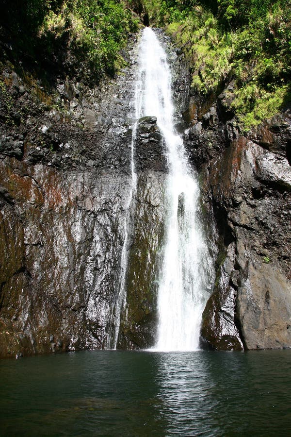 Waterfall lake stock image. Image of fall, lake, water - 13310831