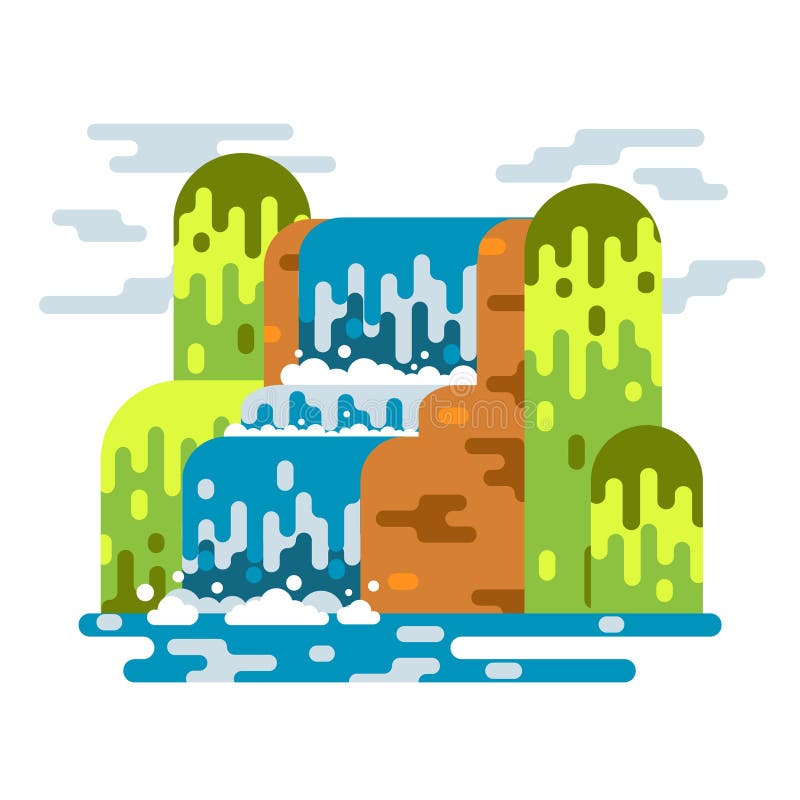 Small Cascade Stock Illustrations – 267 Small Cascade Stock ...
