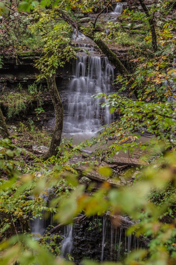 Waterfall stock photo. Image of water, plant, scenic - 45541878