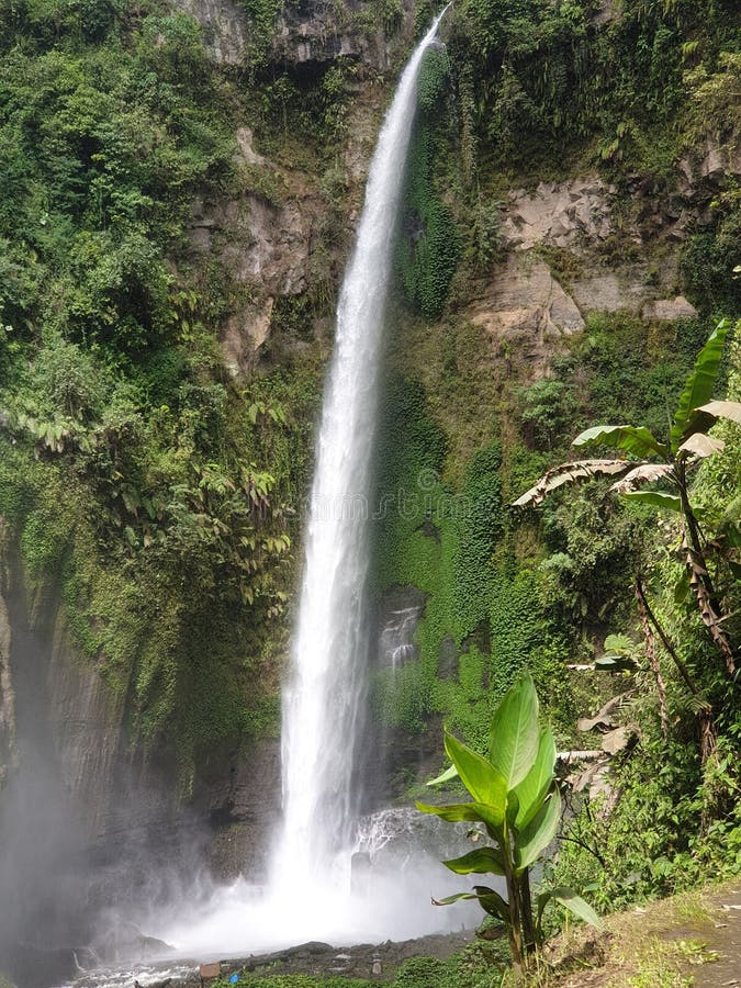 This Waterfall is Located in East Java with a Height of Approximately ...