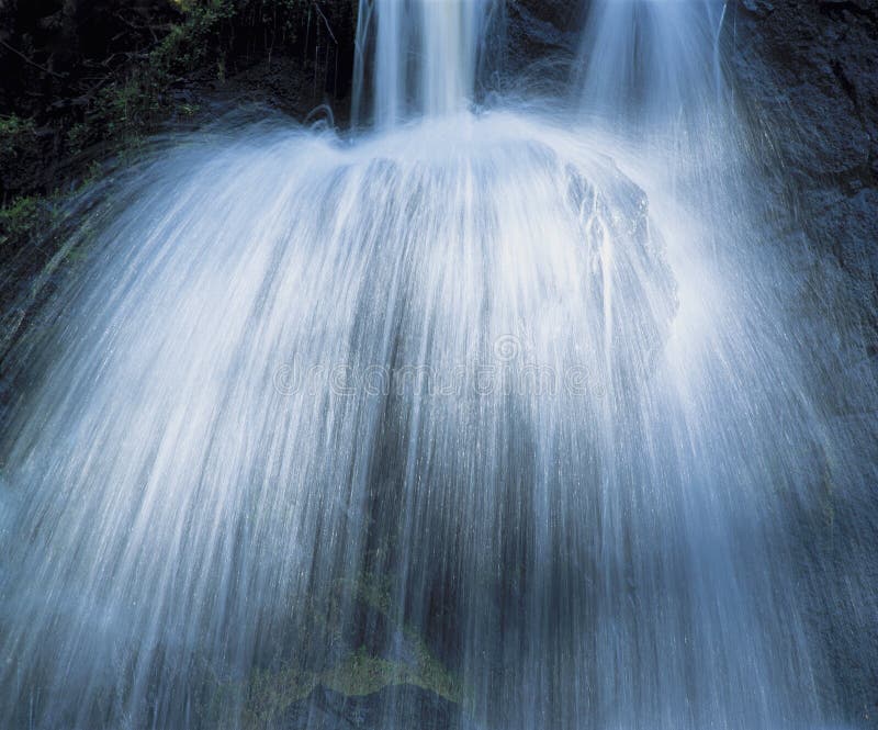 Waterfall low angle view stock photo. Image of water - 30844804