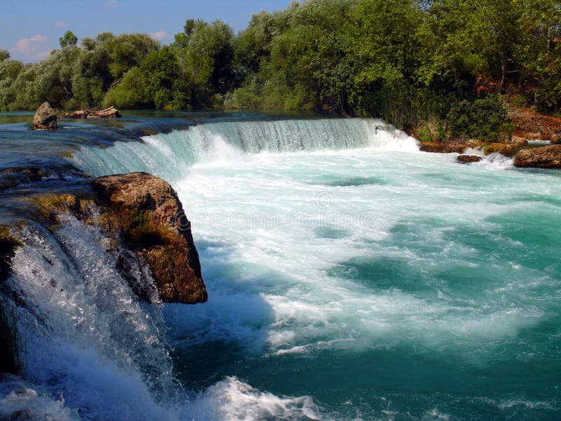 Waterfall Manavgat stock image. Image of beautiful, scenery - 10914499
