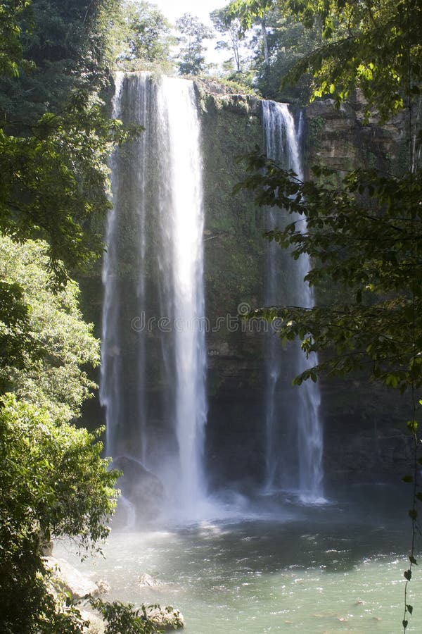 Waterfall Misol Ha stock photo. Image of colourful, clean - 12397994
