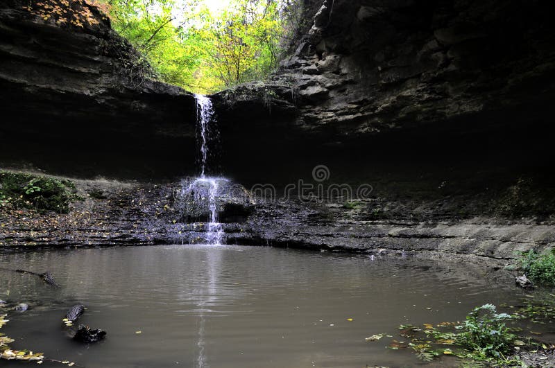 Waterfall in Monastery Saharna Stock Photo - Image of river, stone ...
