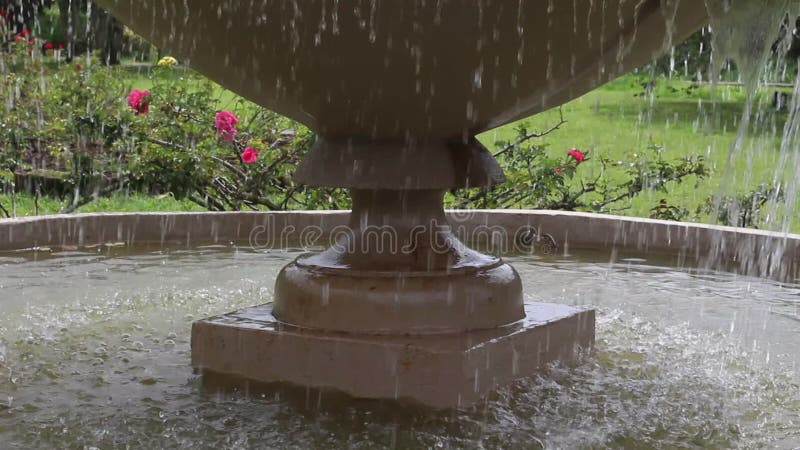 The Waterfall from the Monument Falls into the Middle of the Pond Stock ...