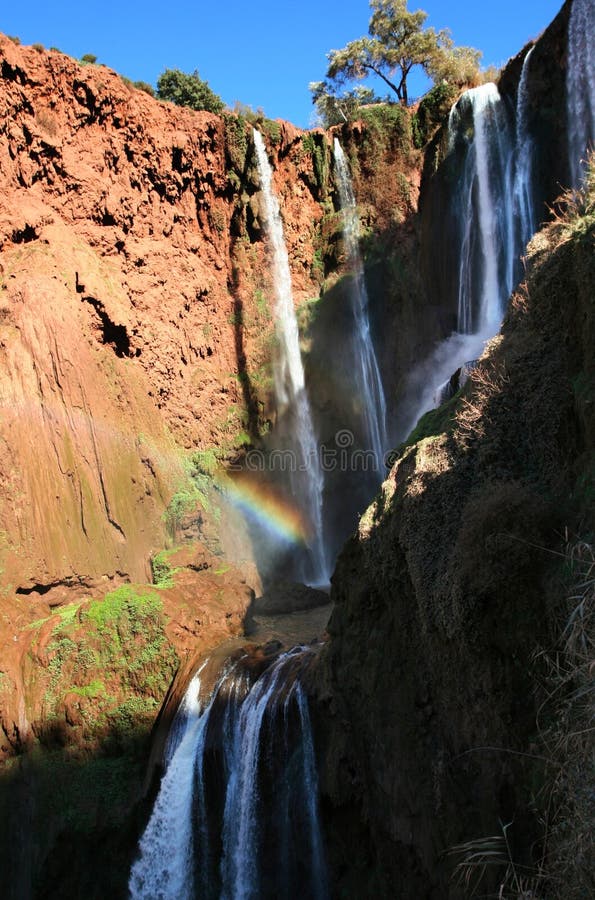 Waterfall in Morocco stock photo. Image of creek, morocco - 4388528