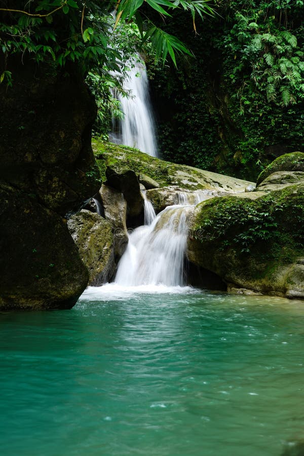 Waterfall in the Mountain Forest in Palpa Village, Nepal. Stock Image ...