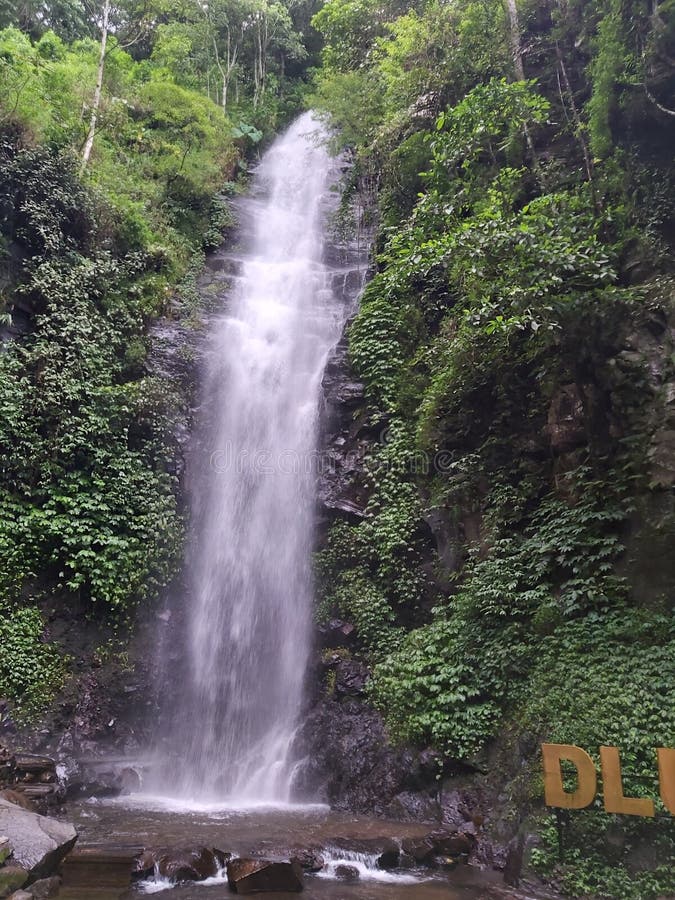 Waterfall in the Mountain and Fresh Air Stock Photo - Image of ...