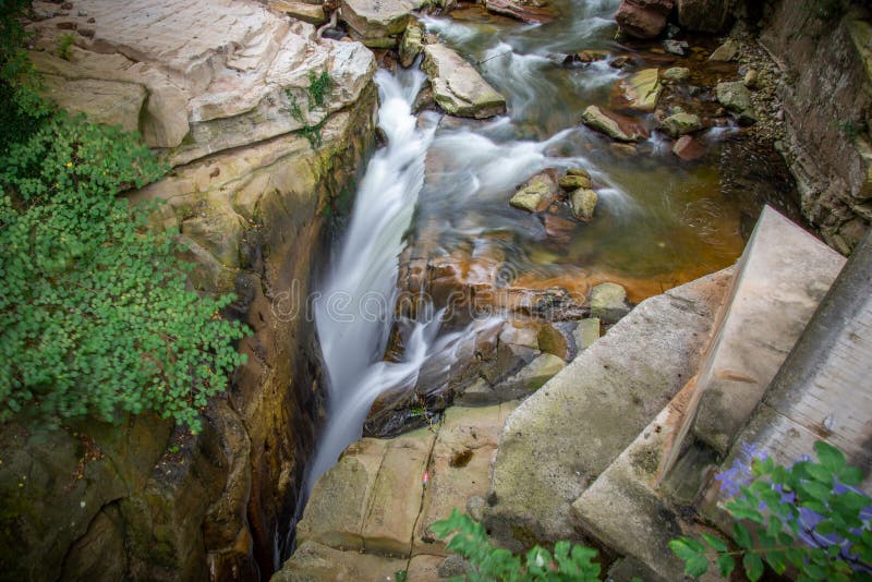 Ancient european city stock image. Image of stream, city - 194790271
