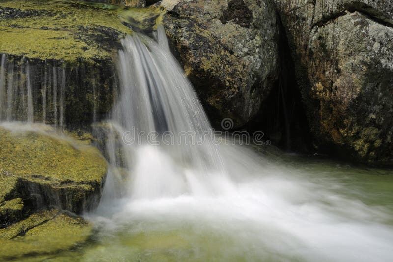 Waterfall on Mountain Stream Stock Photo - Image of national, rocky ...