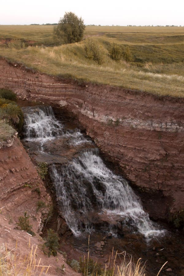 Waterfall in Samara. Mountain River Waterfall Landscape. Waterfall ...