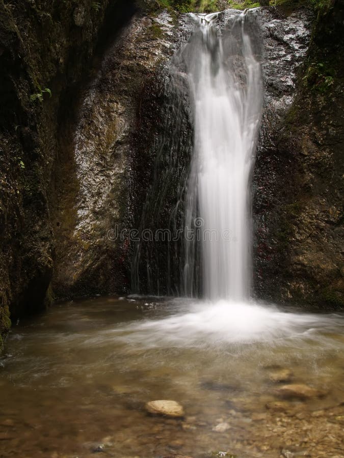Rocky Mountain waterfall stock photo. Image of falls, cascading - 6549642