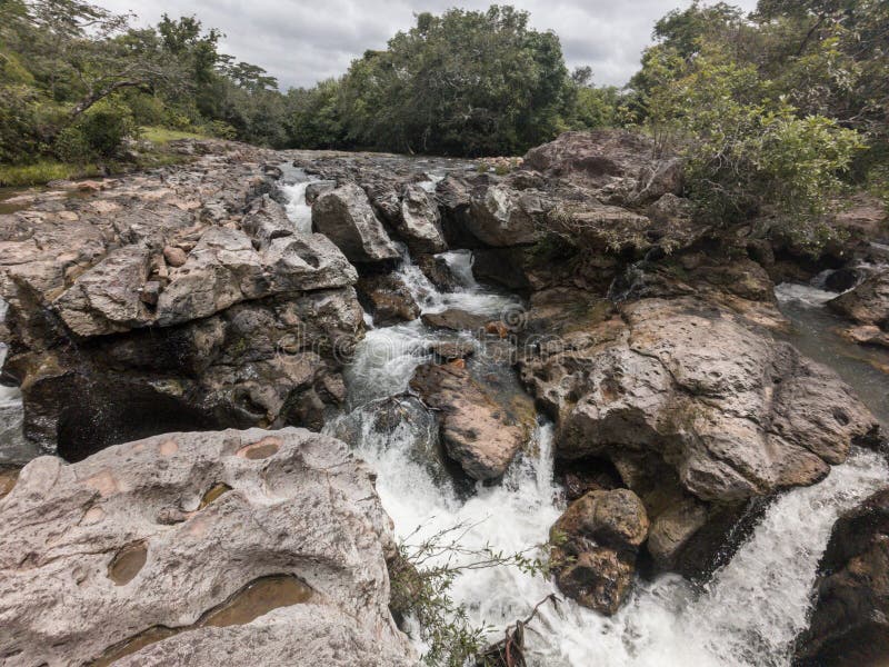 Waterfall in Mountains of Panama Stock Photo - Image of river, panama ...