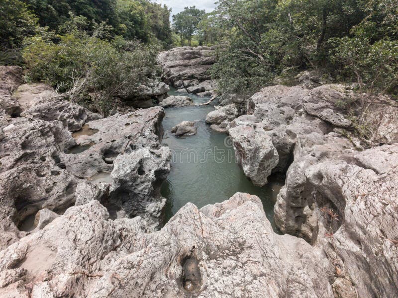 Waterfall in Mountains of Panama Stock Image - Image of river, hiking ...