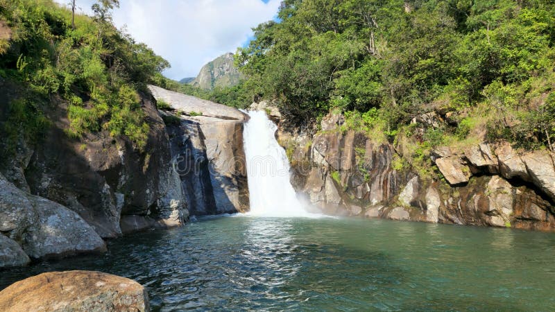 Waterfall at Mt Mulanje in Malawi Stock Photo - Image of rock, jungle ...