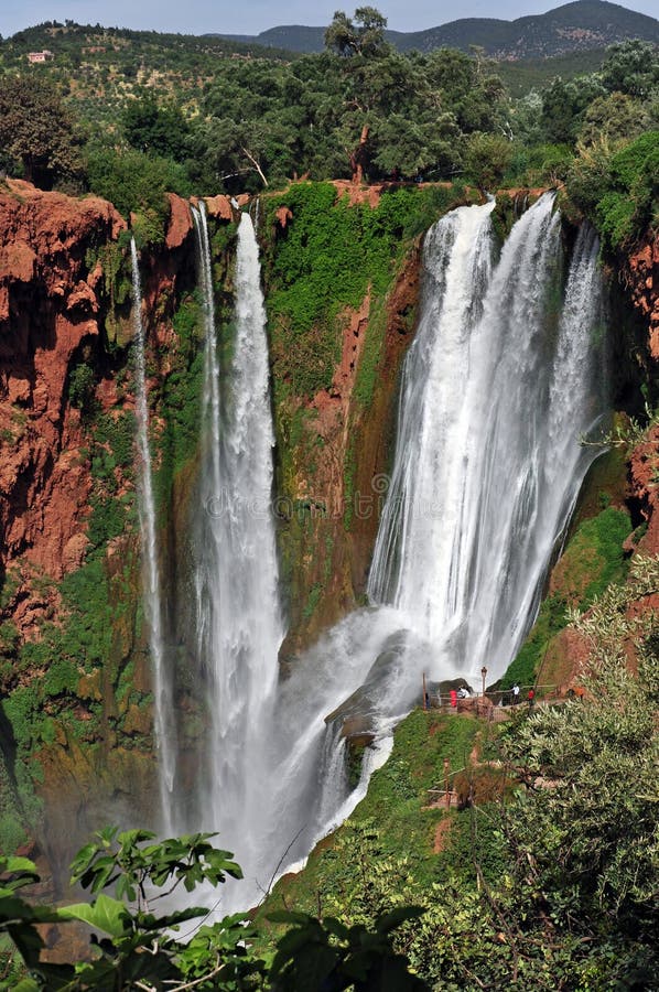 The Waterfall is a Natural Monument, Protected by UNESCO. Morocco ...