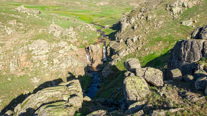 Waterfall, a Naturally Formed Scenic Cascade, May, 26,2021, Zara, Sivas ...
