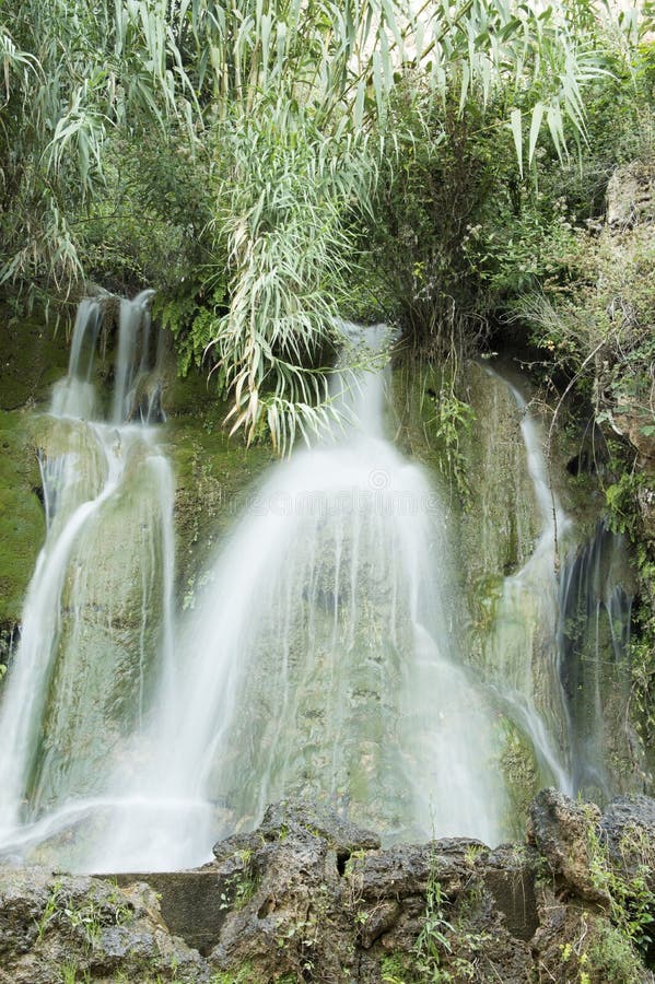 Waterfall in Navajas stock photo. Image of spain, motion - 78215958