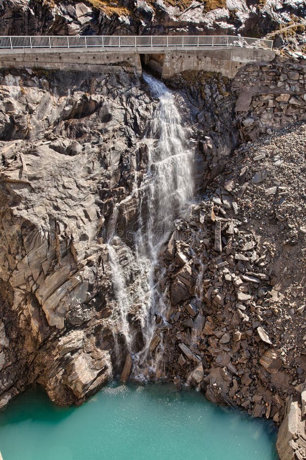 Waterfall Near Kaprun - Zell am See, Austria Stock Image - Image of ...