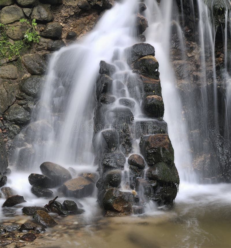 Waterfall stock photo. Image of river, relax, nature - 35415316