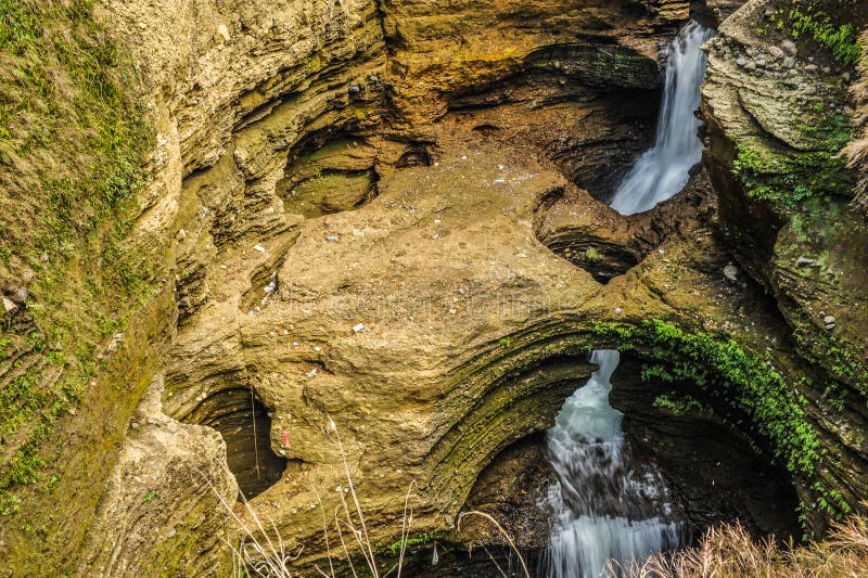 Waterfall from Nepal. stock image. Image of relax, beautiful - 60753675