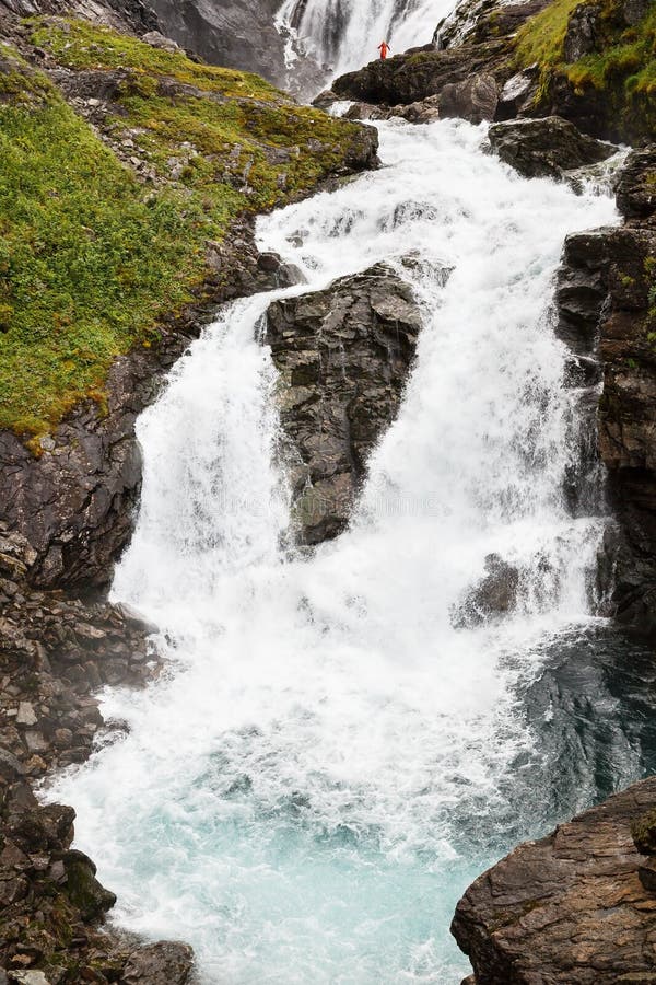 Waterfall in Norway stock image. Image of northern, nordic - 114543369