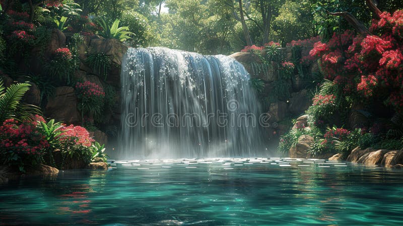 Waterfall Virtual Background Stock Photos - Free & Royalty-Free Stock ...