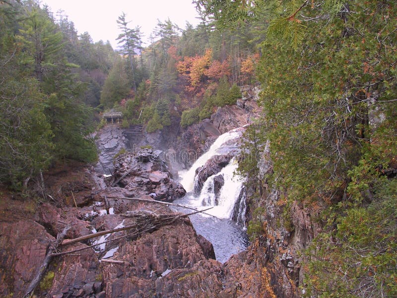 Waterfall in Ontario, Canada in North America. Stock Image - Image of ...