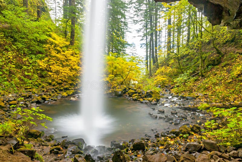 Waterfall in Oregon Fall stock photo. Image of nature - 40181054
