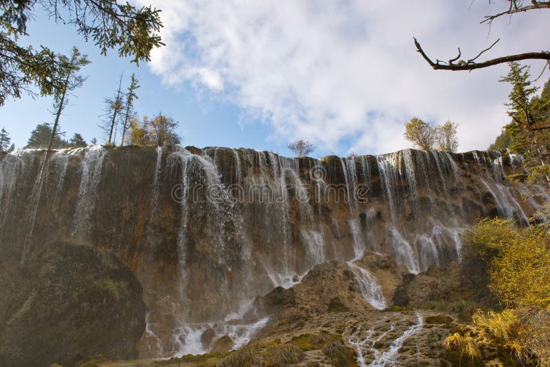 Waterfall over rocks stock photo. Image of season, stream - 21760446