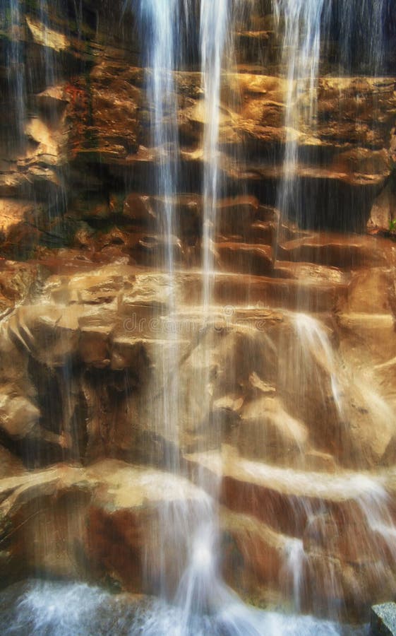 Waterfall over rocks stock photo. Image of water, falls - 24721852