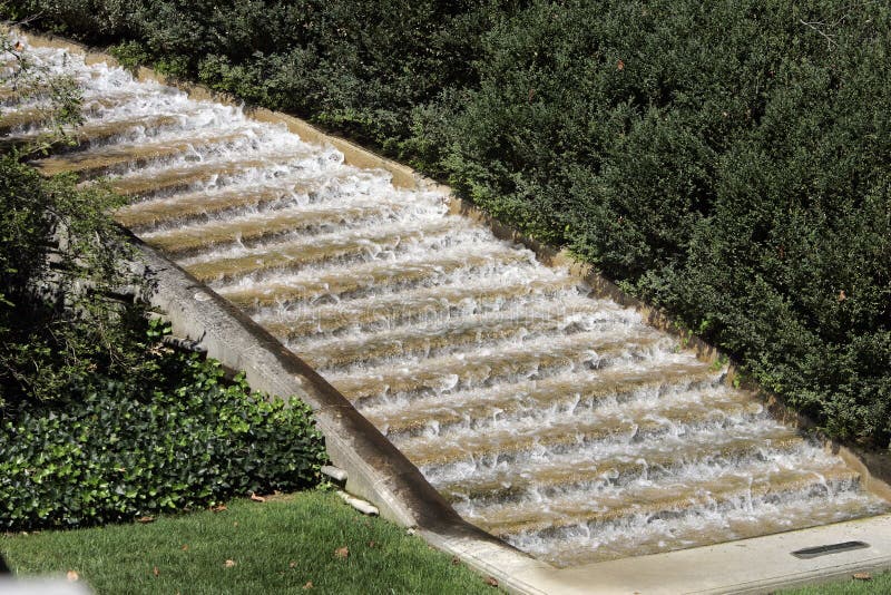 Waterfall Over Stairs Picture. Image: 6323669
