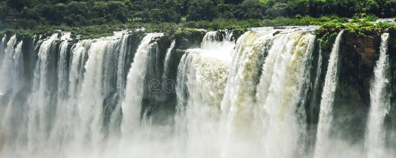 Waterfall panorama stock photo. Image of park, detail - 72961970