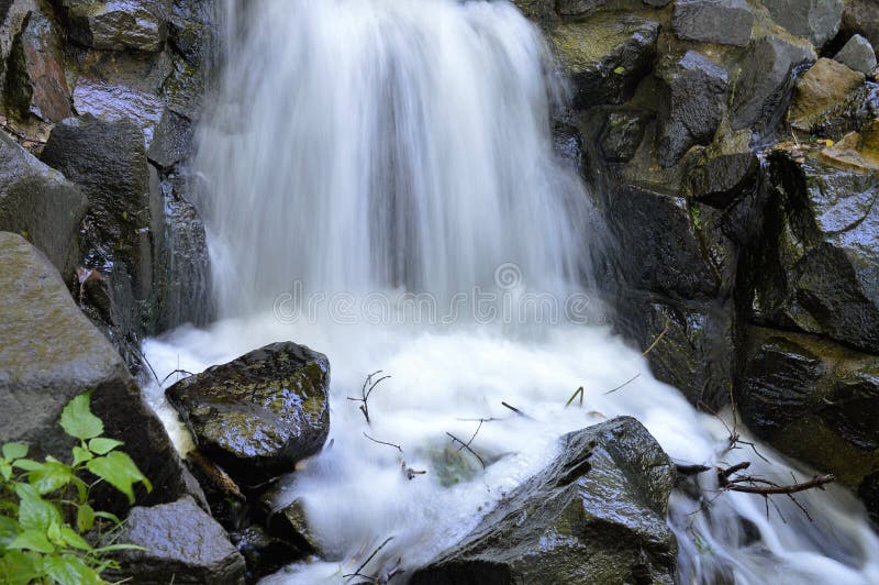 Waterfall stock photo. Image of attraction, flowing, life - 77323424