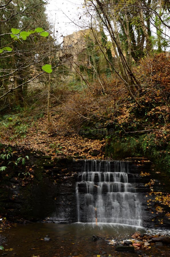 Waterfall in Park stock photo. Image of cascade, stream - 84599598