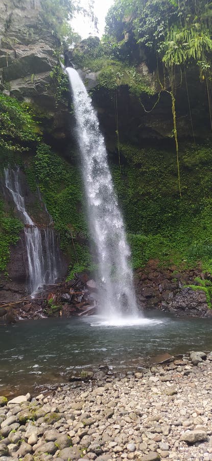 Waterfall Perfect in Nature Stock Image - Image of jungle, waterfall ...