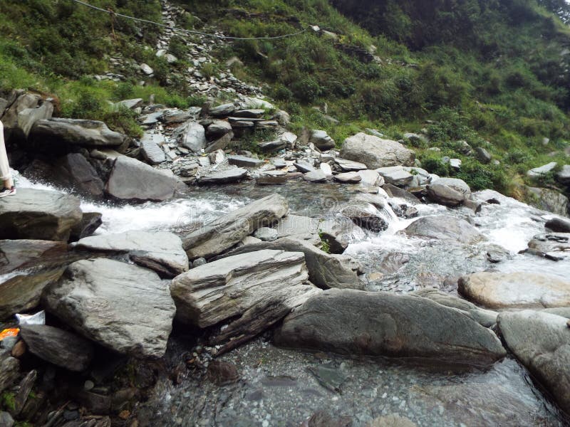 The Combination of the Flowing Stream & the Distant Waterfall Creates a ...